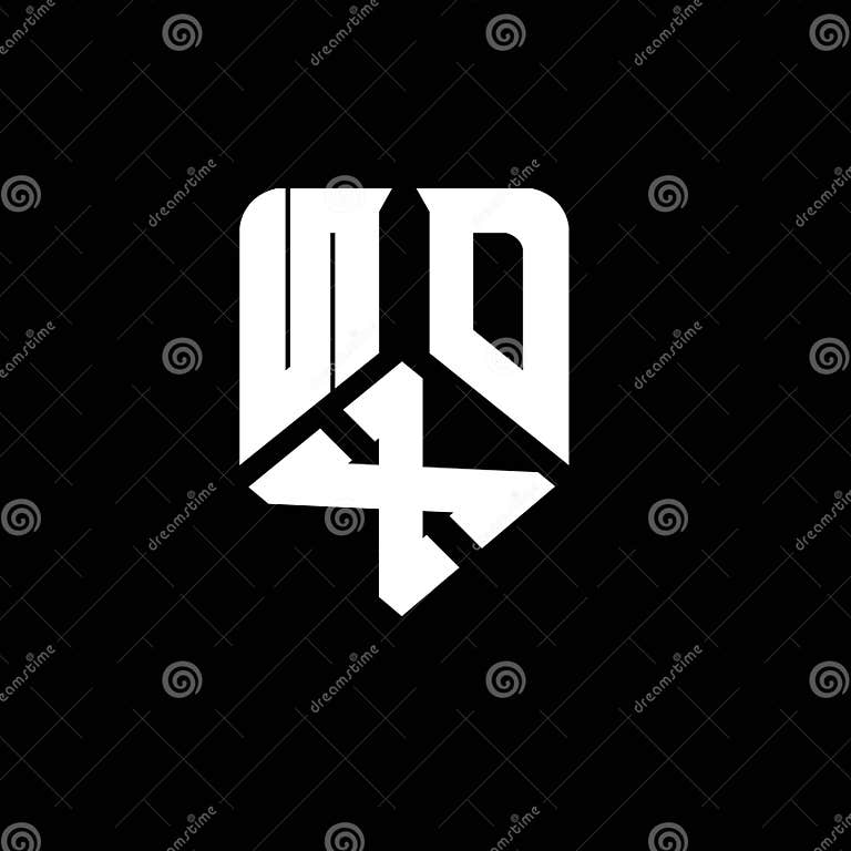 NOX Abstract Monogram Shield Logo Design on White Background. Stock ...