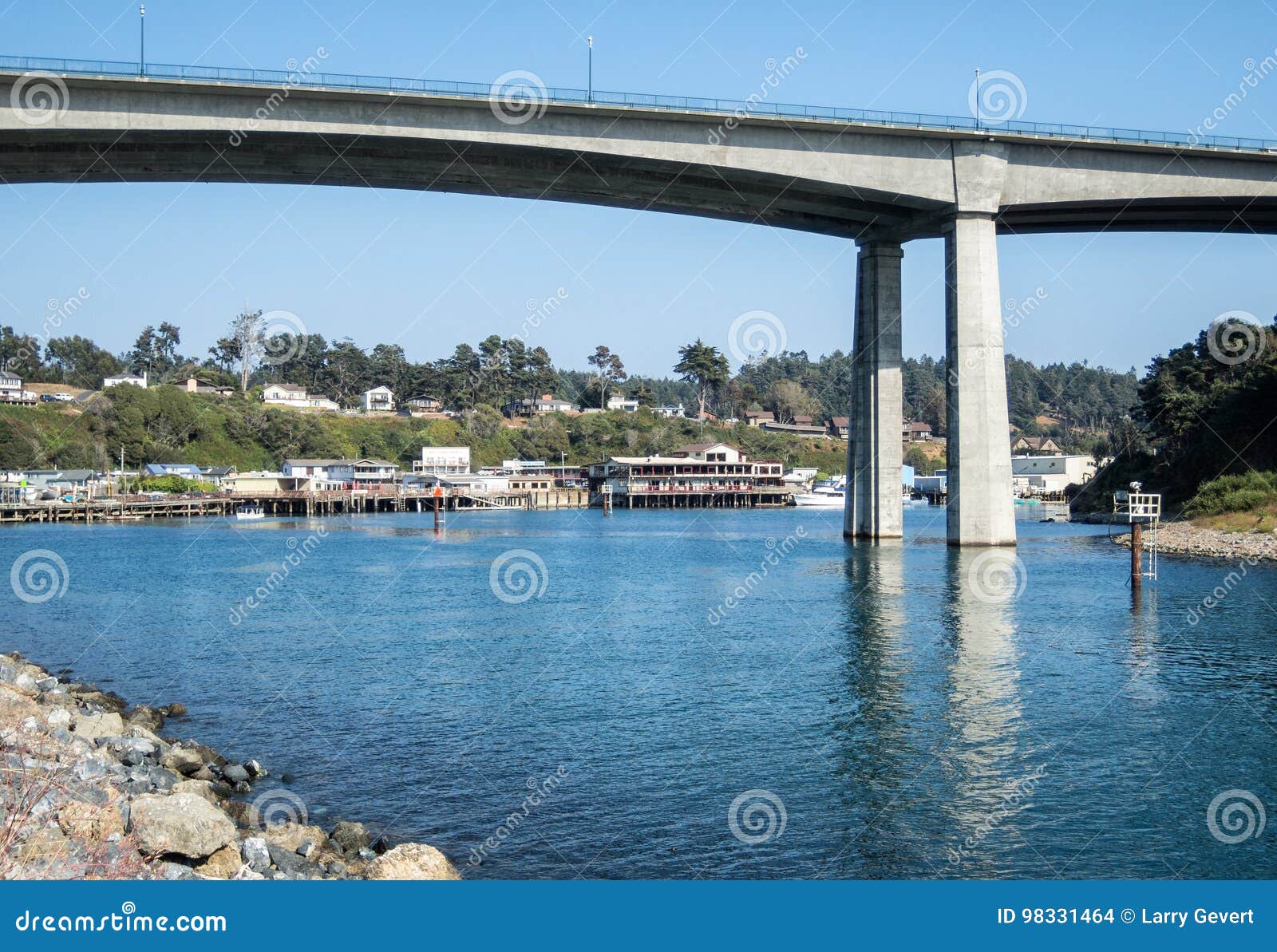 Noyo Harbor stock photo. Image of harbor, colorful, beach - 98331464