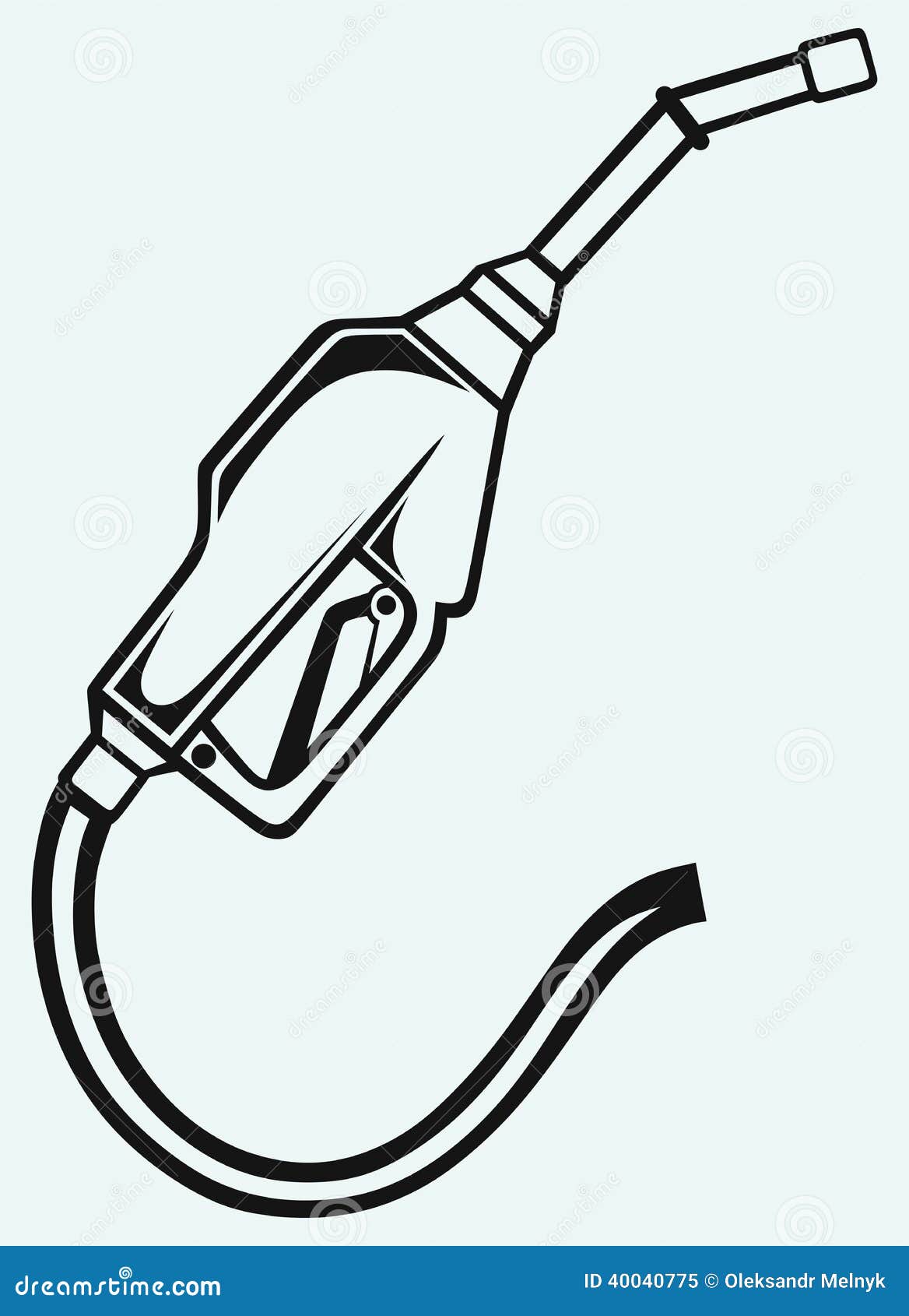 Gasoline Fuel Illustration, Gasoline Concept, Calligraphy Royalty-Free ...