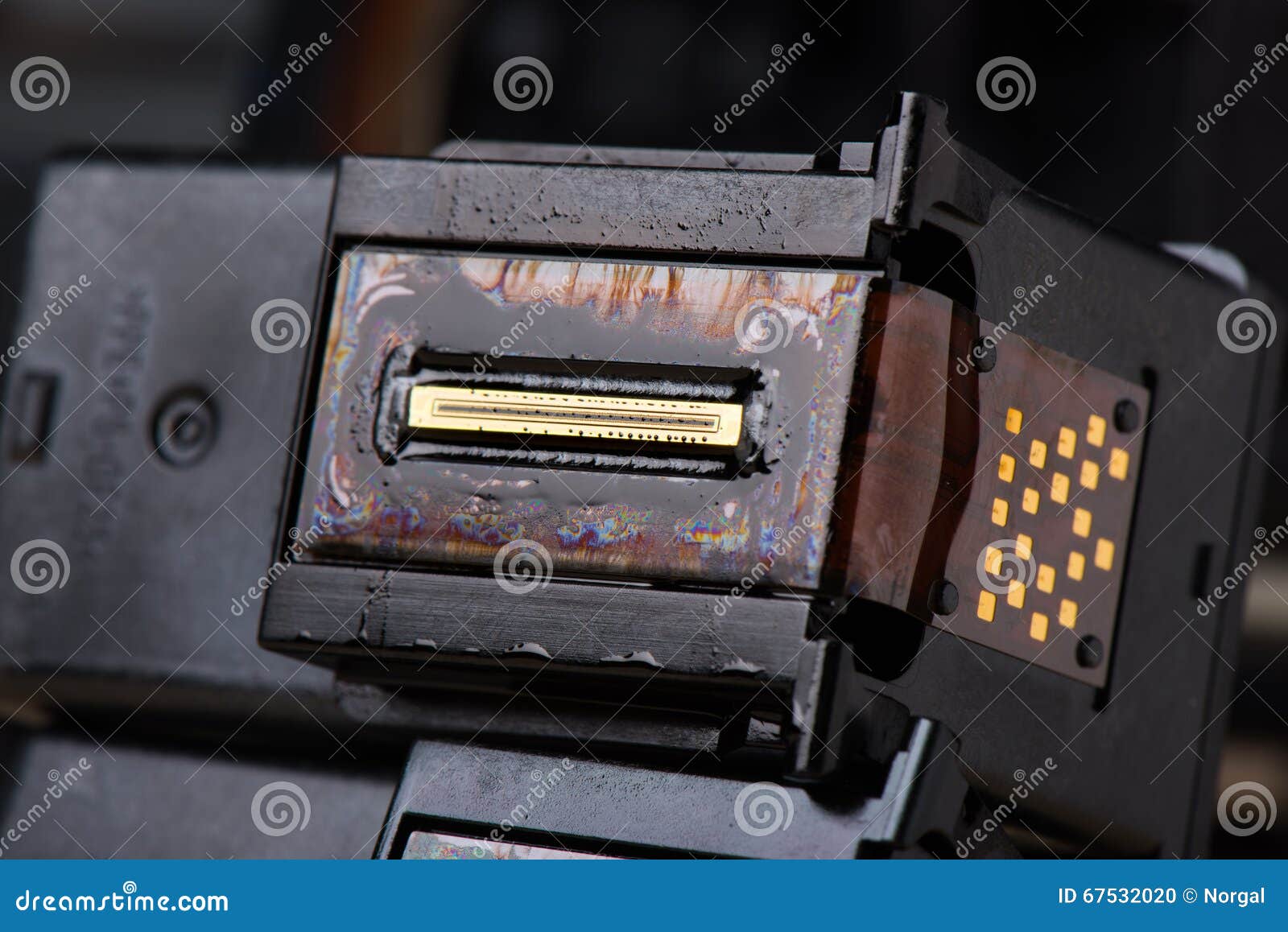 Nozzle plate stock photo. Image of colour, printer, print - 67532020