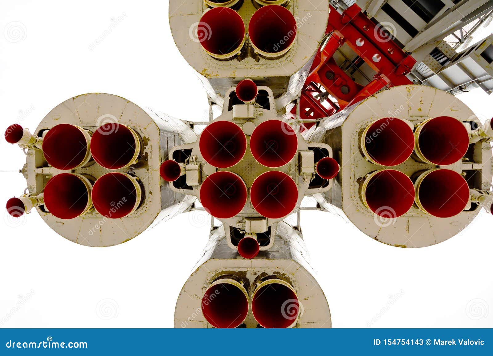 Nozzle of Rocket from Bottom View Stock Image - Image of exhibition ...