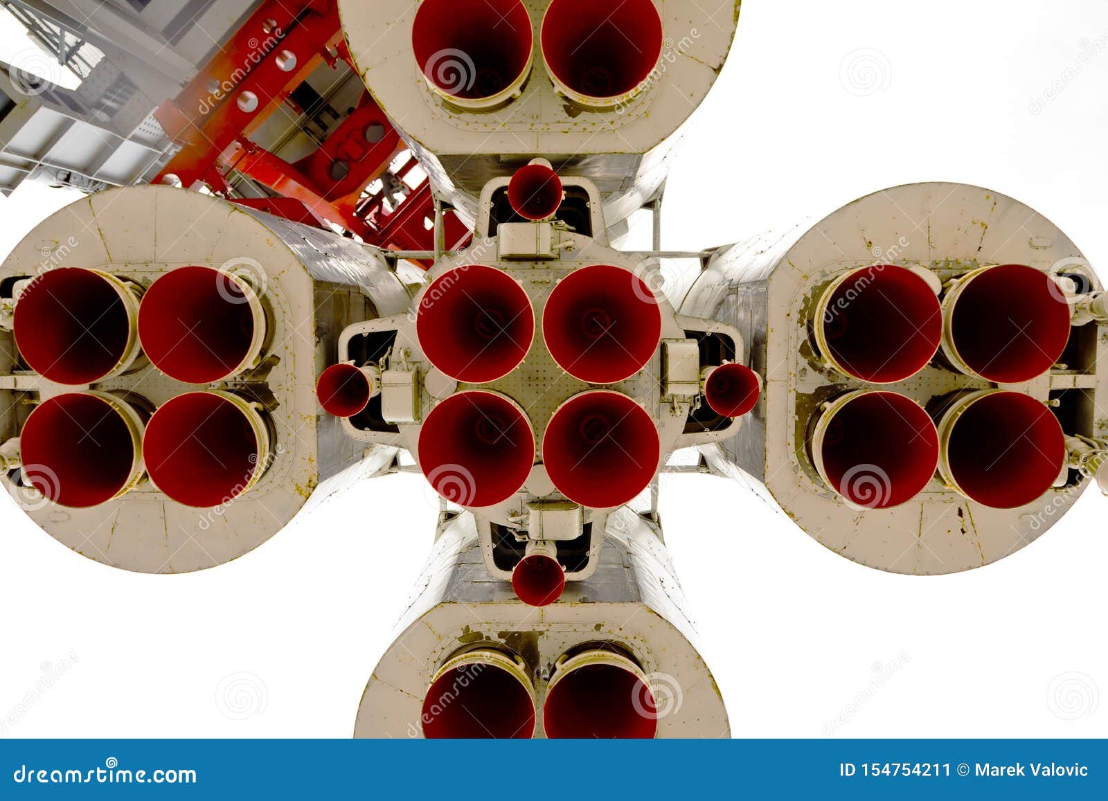 Nozzle of Rocket from Bottom View Stock Image - Image of missile ...