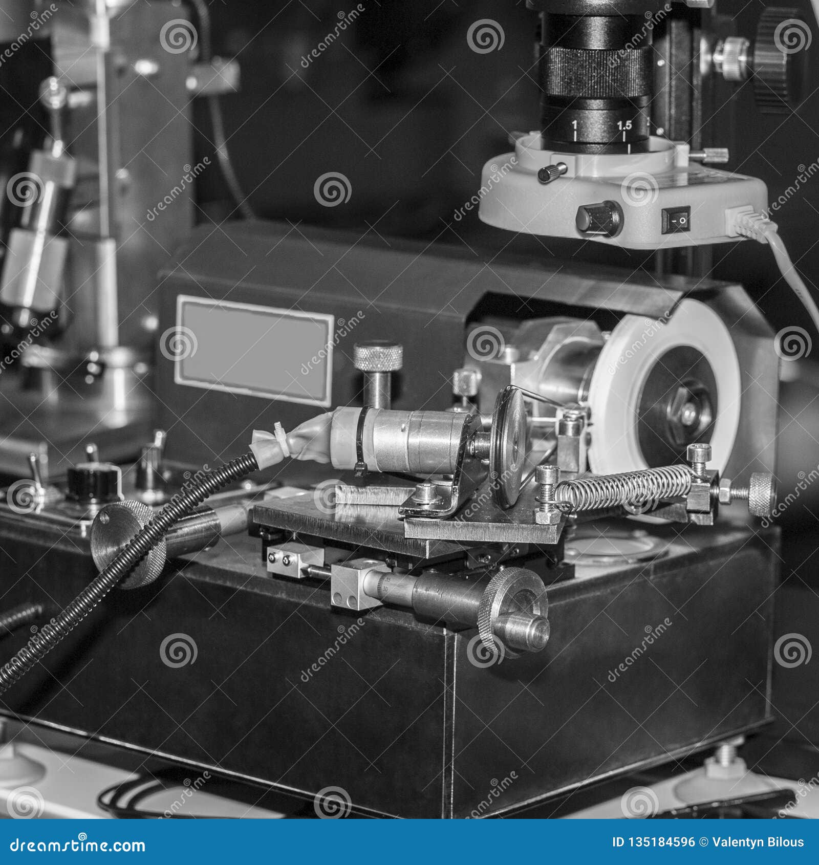 Bench Grinding Machine for Grinding Needle Sprayer Stock Photo - Image ...