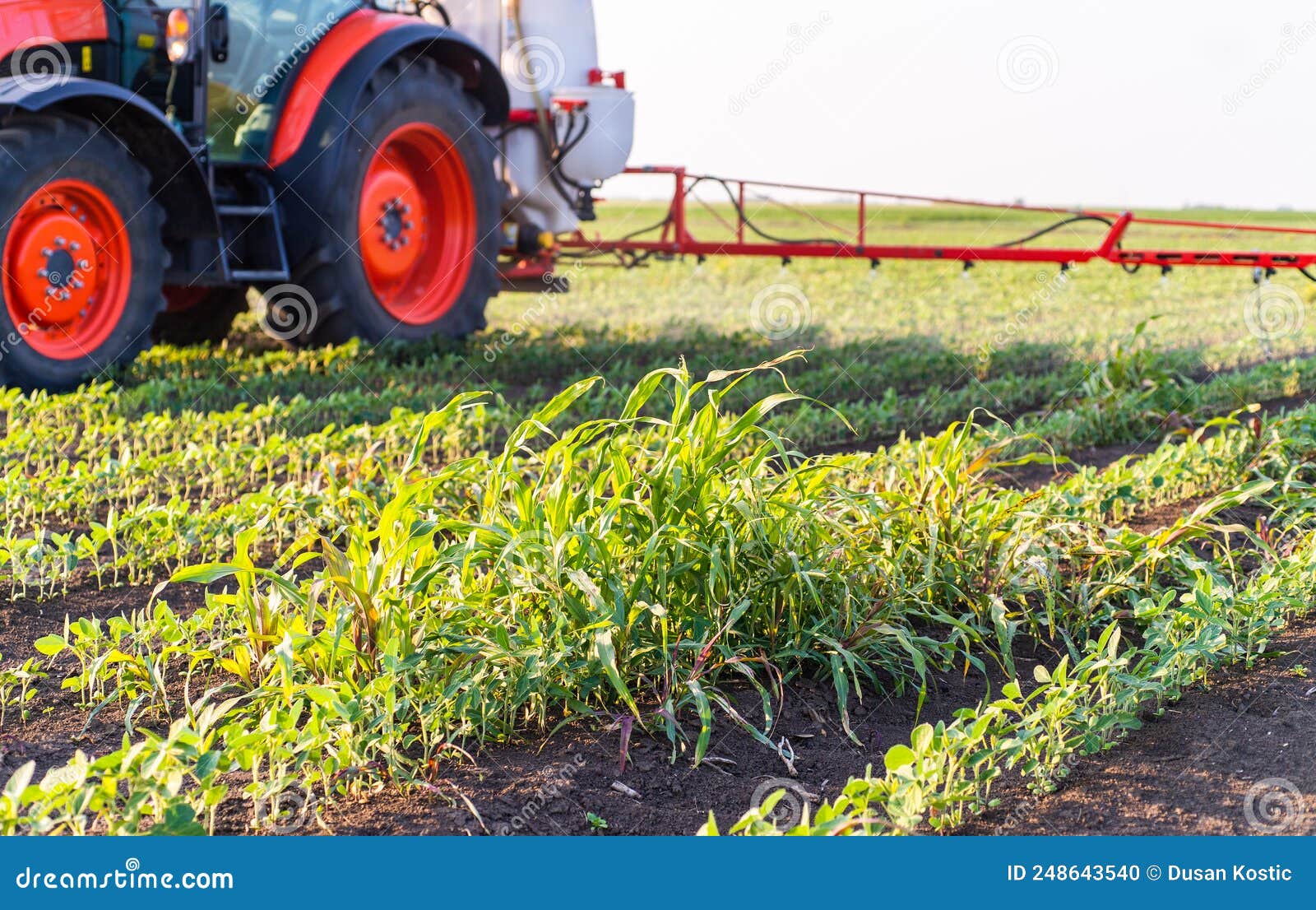 Nozzle Of The Tractor Sprinklers Royalty-Free Stock Image ...
