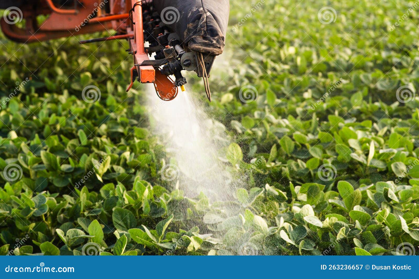 Nozzle Of The Tractor Sprinklers Stock Photo | CartoonDealer.com #262960800