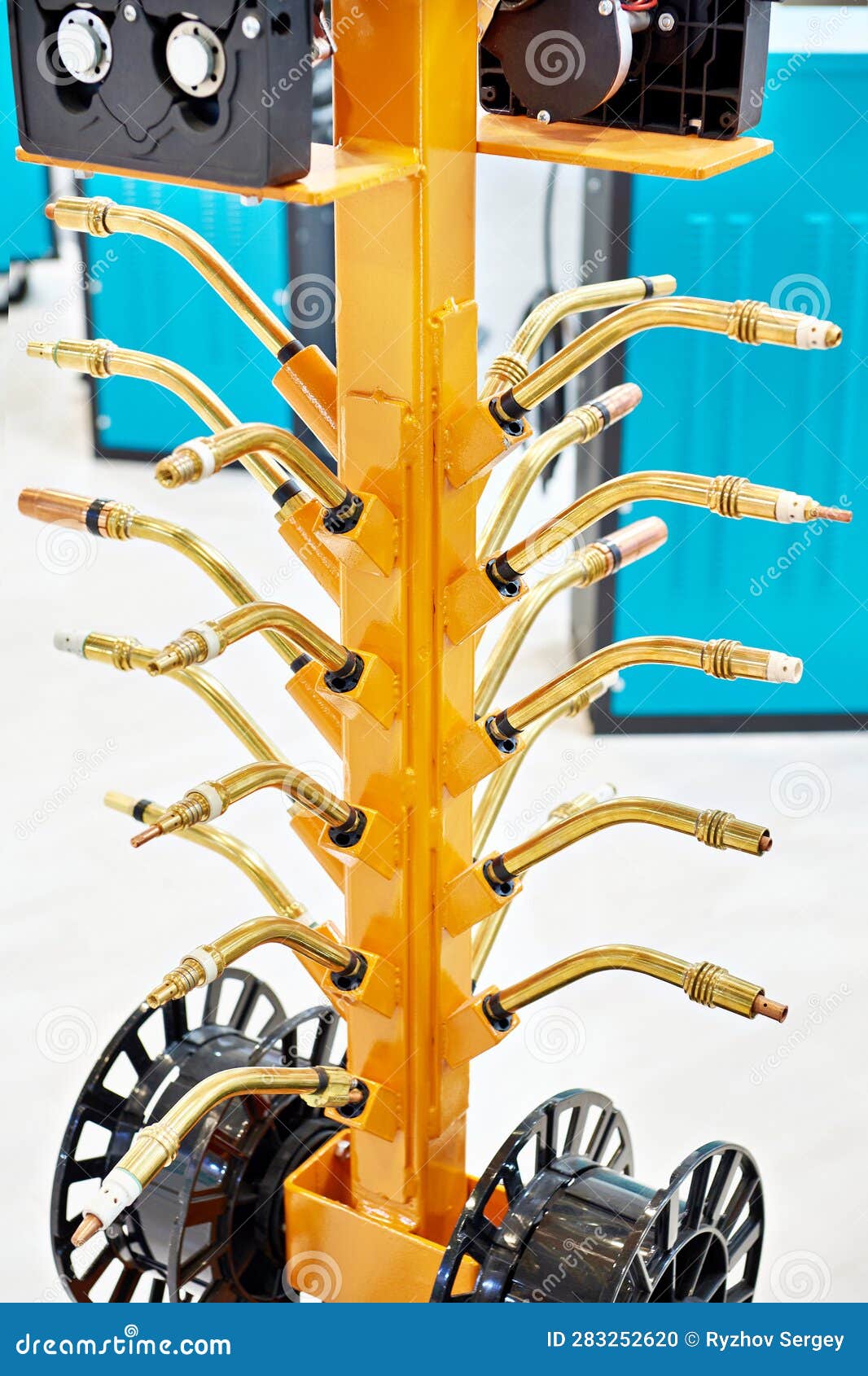 Tools for welding machine stock photo. Image of nozzles - 283252620