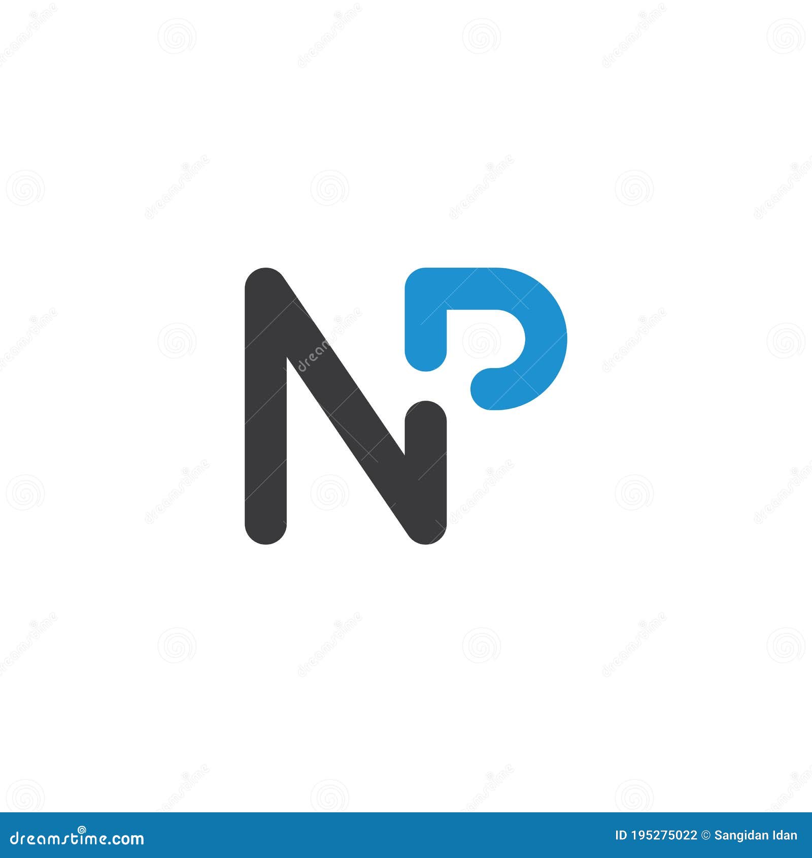 Np Icon Vector Illustration Design Stock Vector - Illustration of sign ...