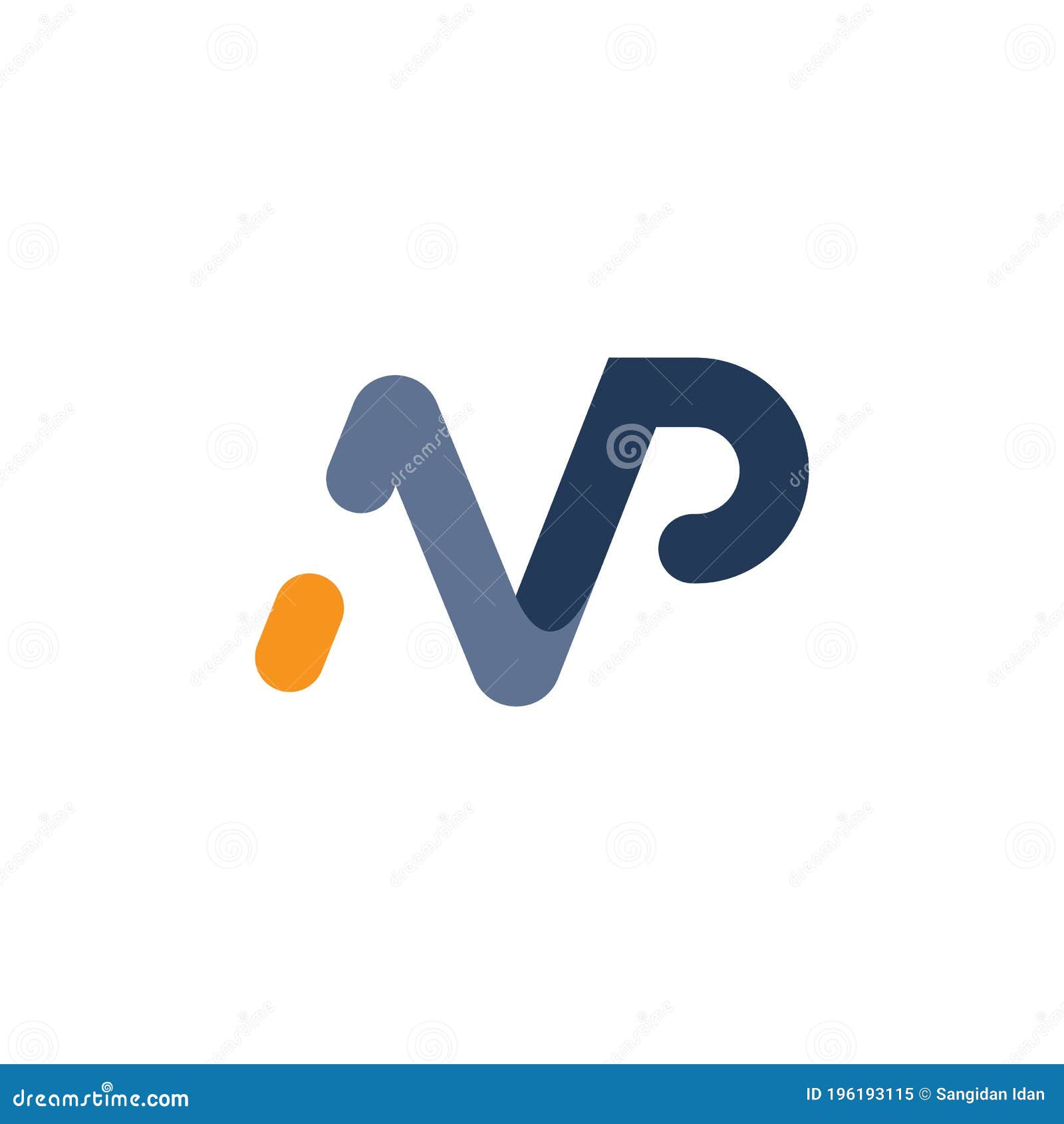 Np Icon Vector Illustration Design Stock Vector - Illustration of ...