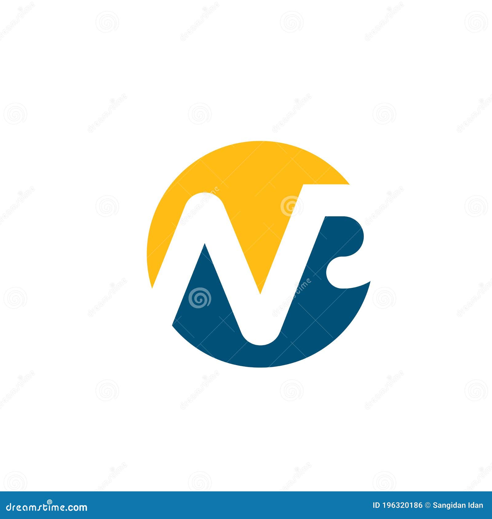Np Icon Vector Illustration Design Stock Vector - Illustration of ...