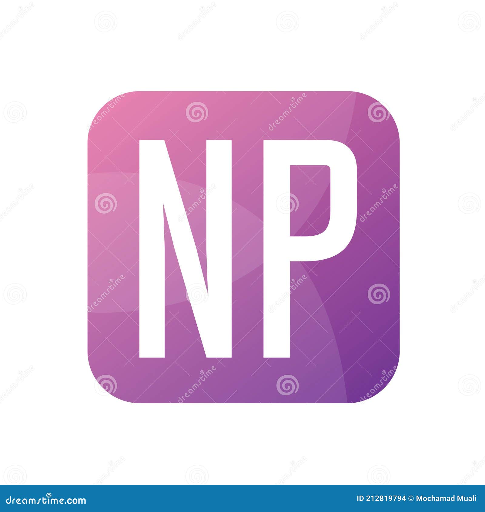 NP Letter Logo Design with Simple Style Stock Vector - Illustration of ...