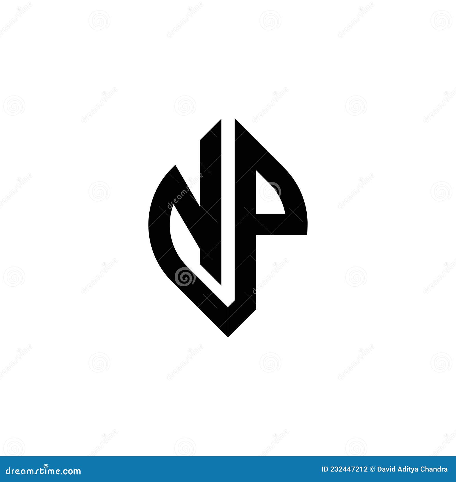 NP Logo Monogram Geometric Shape Style Stock Vector - Illustration of ...