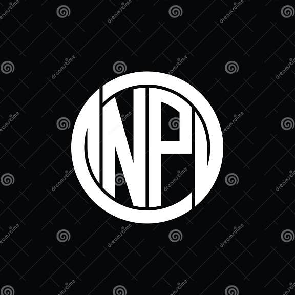 NP Logo Monogram Shield Inside Circle Shape Vector Images Design ...