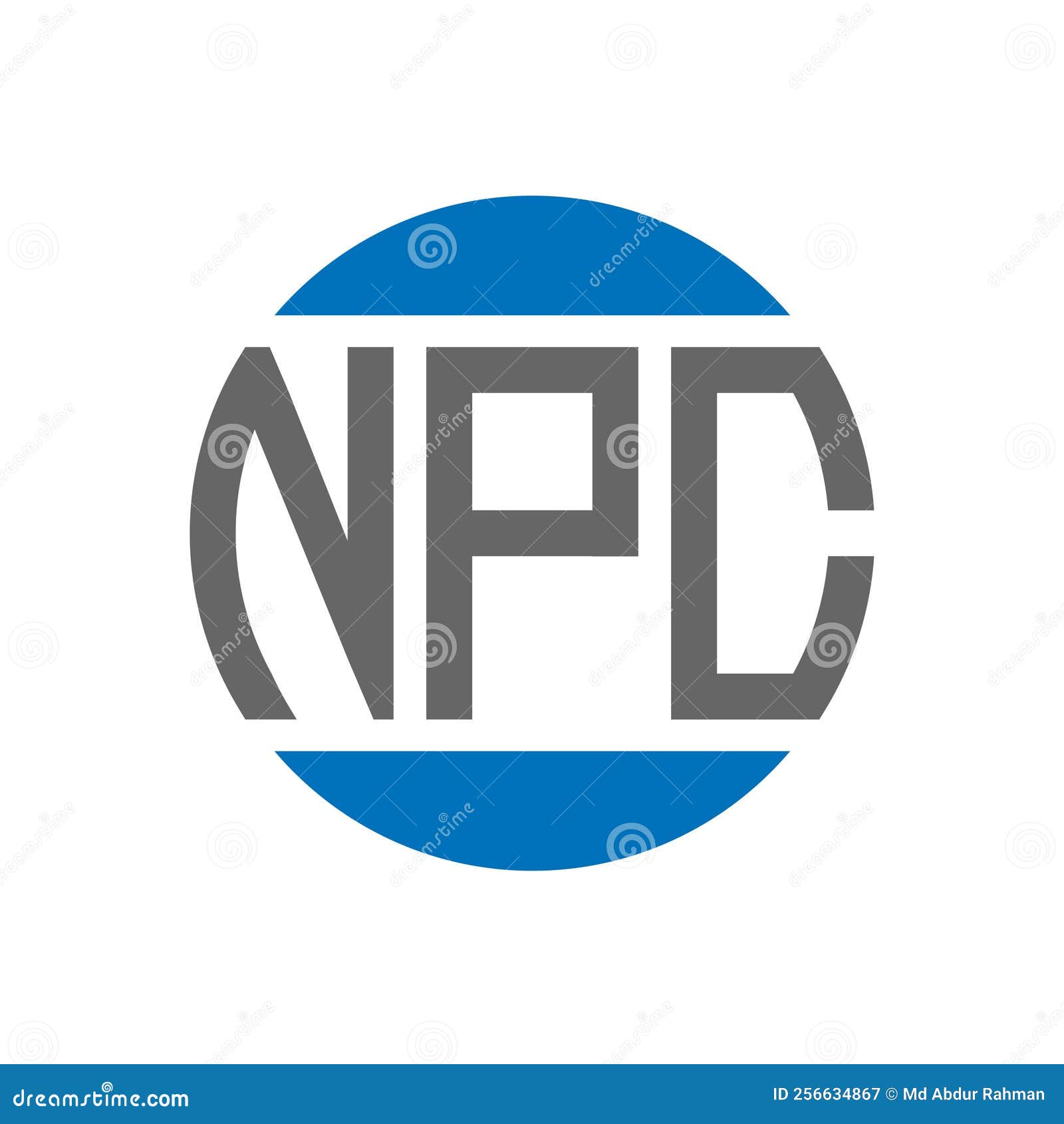 NPC Letter Logo Design on White Background. NPC Creative Initials ...