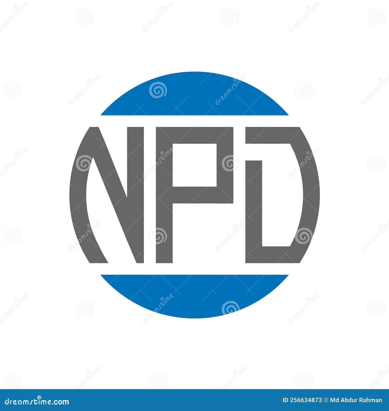 NPD Letter Logo Design on White Background. NPD Creative Initials ...