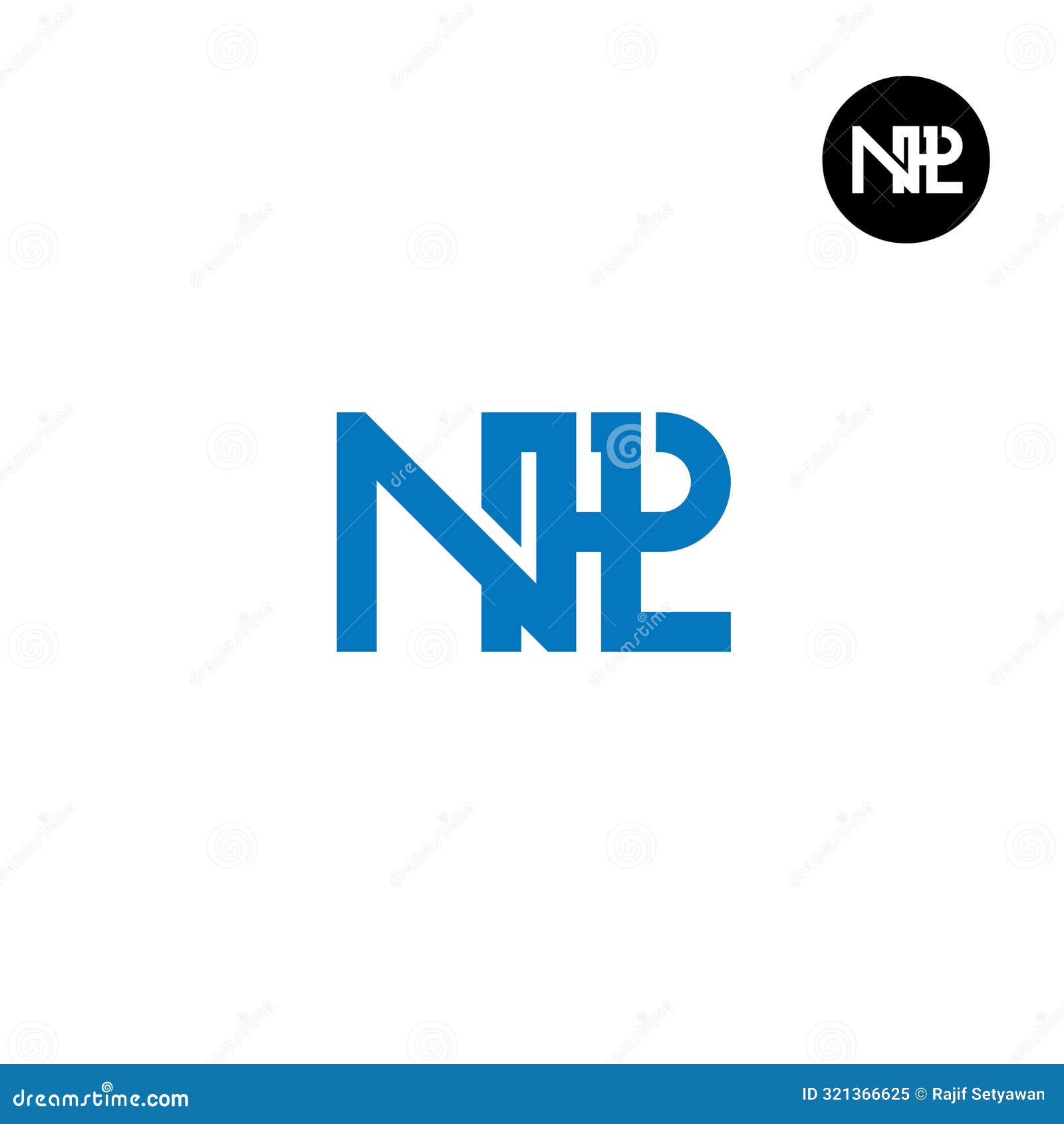 NPL Logo Letter Monogram Design Stock Vector - Illustration of company ...