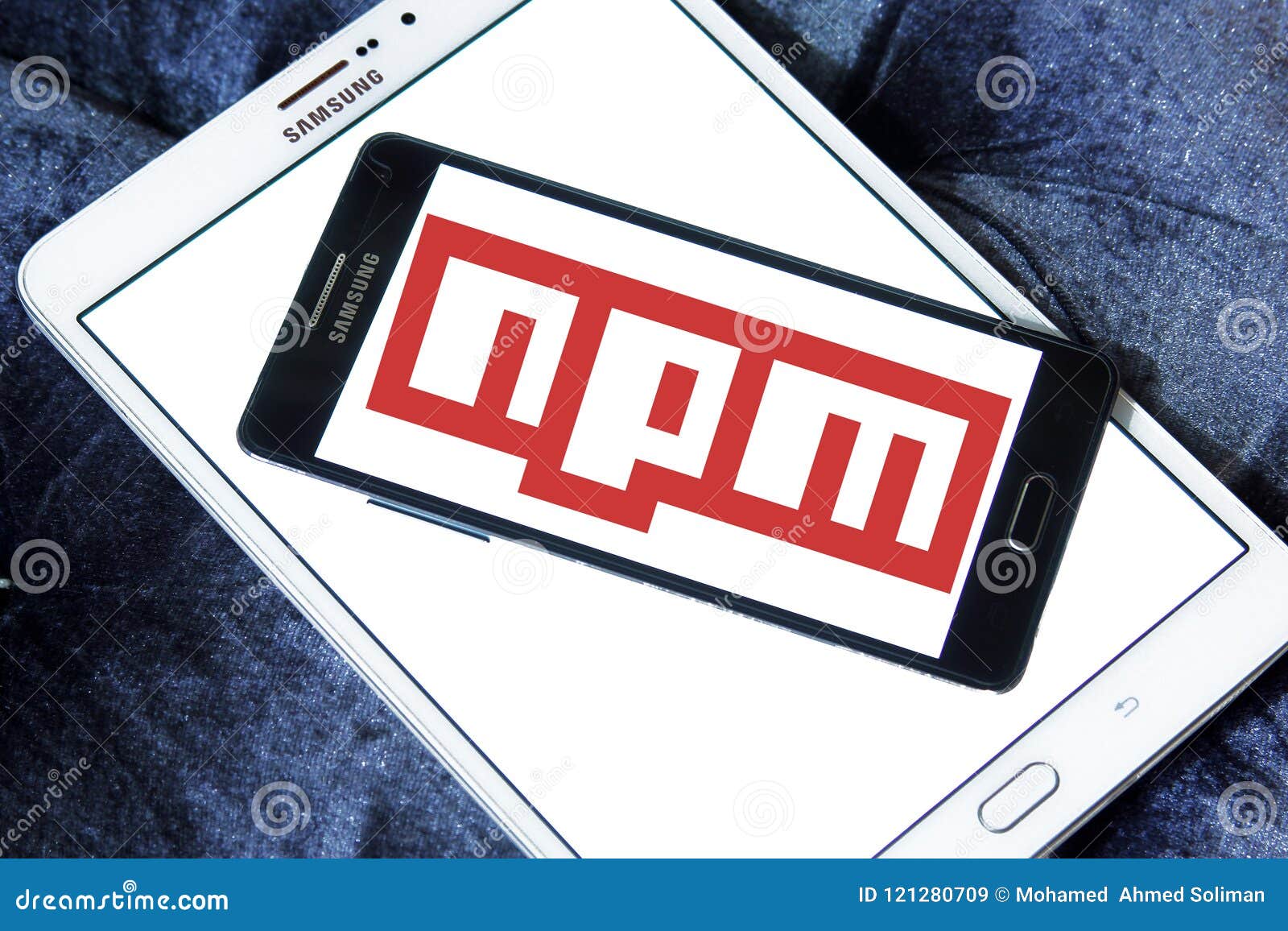 Npm software logo editorial stock image. Image of mobile - 121280709