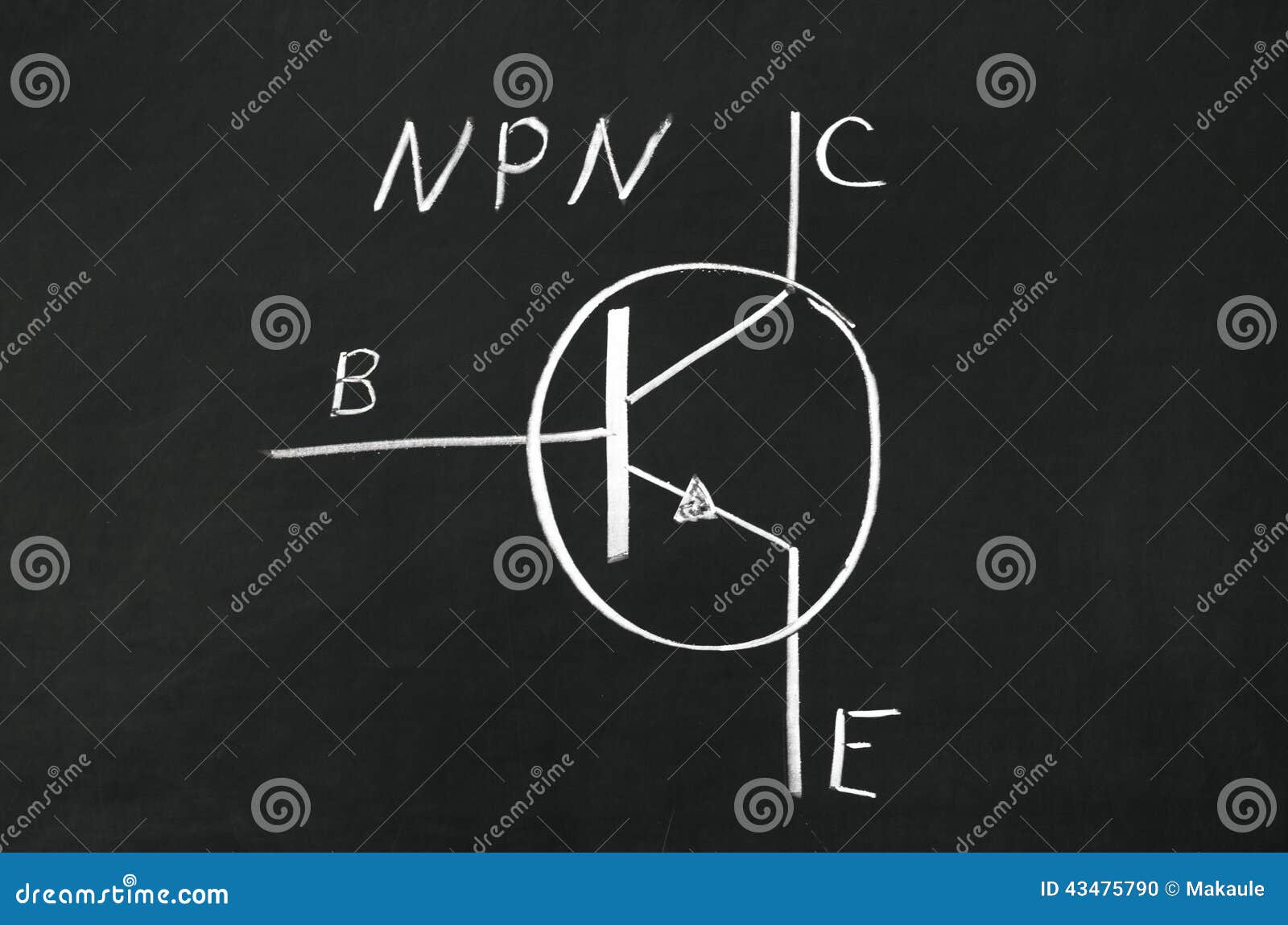 NPN transistor stock photo. Image of electricity, component - 43475790