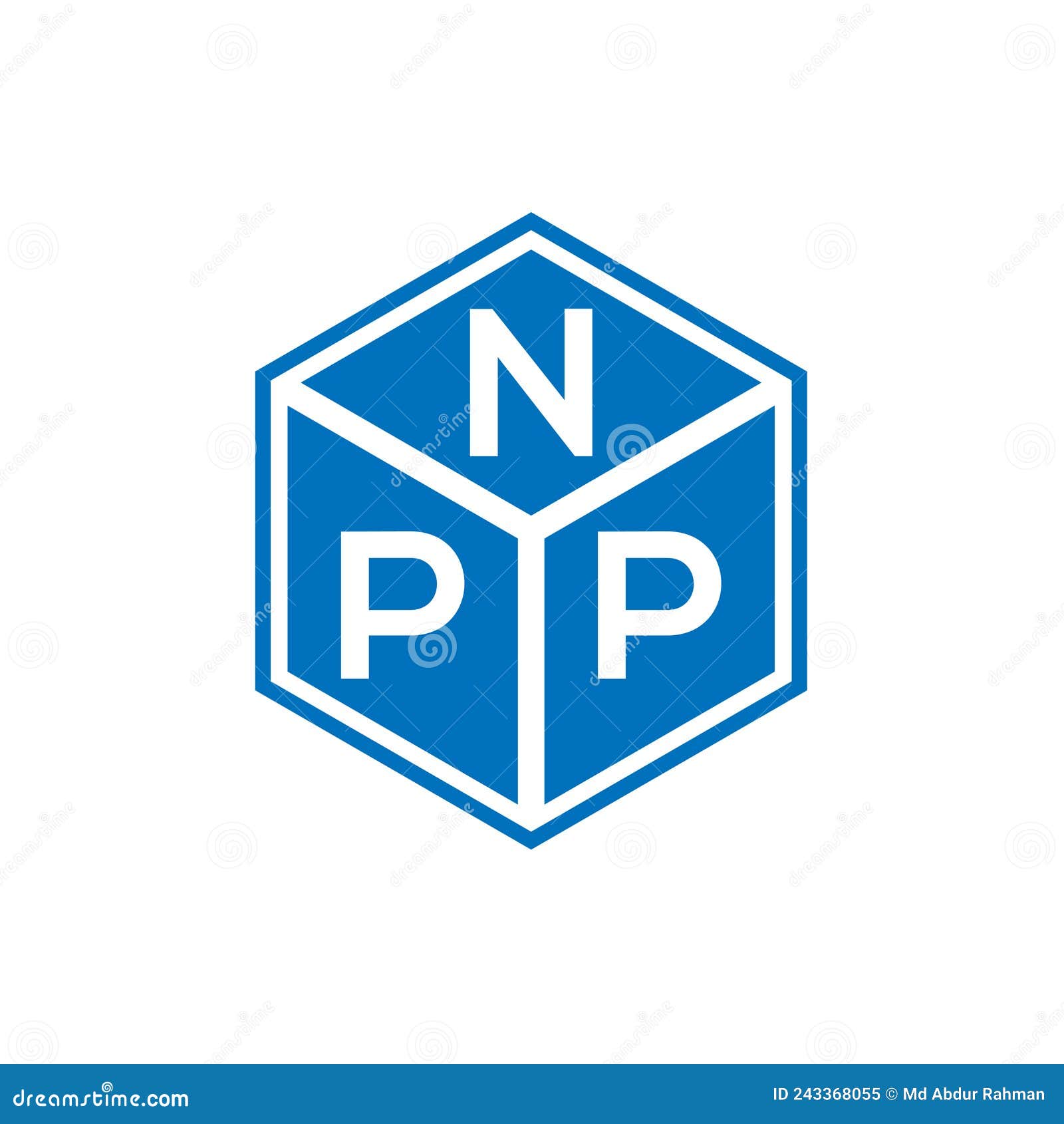 NPP Letter Logo Design on Black Background. NPP Creative Initials ...