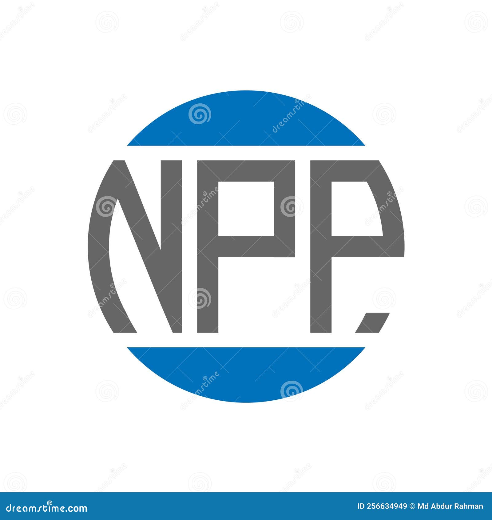 NPP Letter Logo Design on White Background. NPP Creative Initials ...