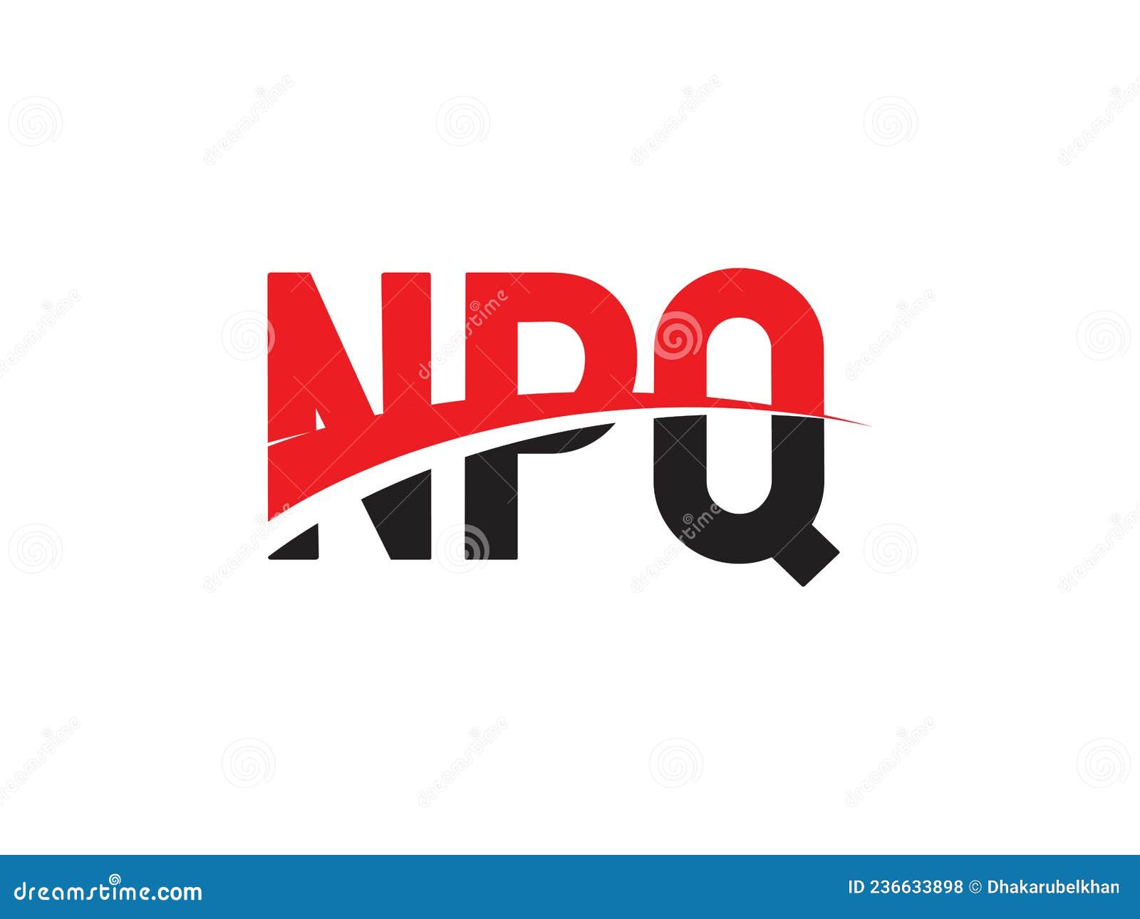NPQ Letter Initial Logo Design Vector Illustration Stock Vector ...