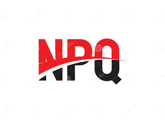 NPQ Letter Initial Logo Design Vector Illustration Stock Vector ...