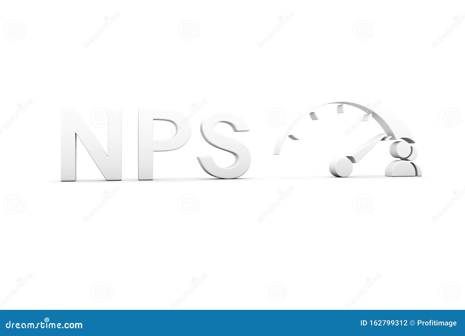NPS Concept White Background Stock Illustration | CartoonDealer.com ...