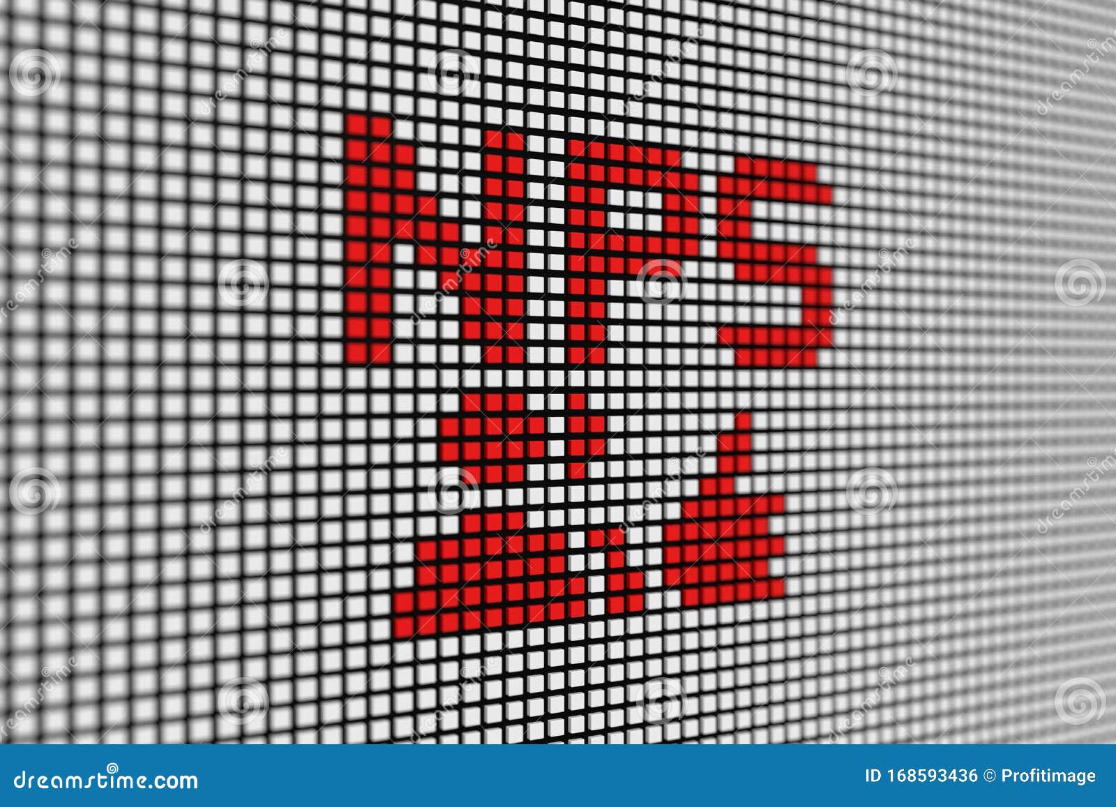 NPS Text Scoreboard Blurred Background Royalty-Free Illustration ...