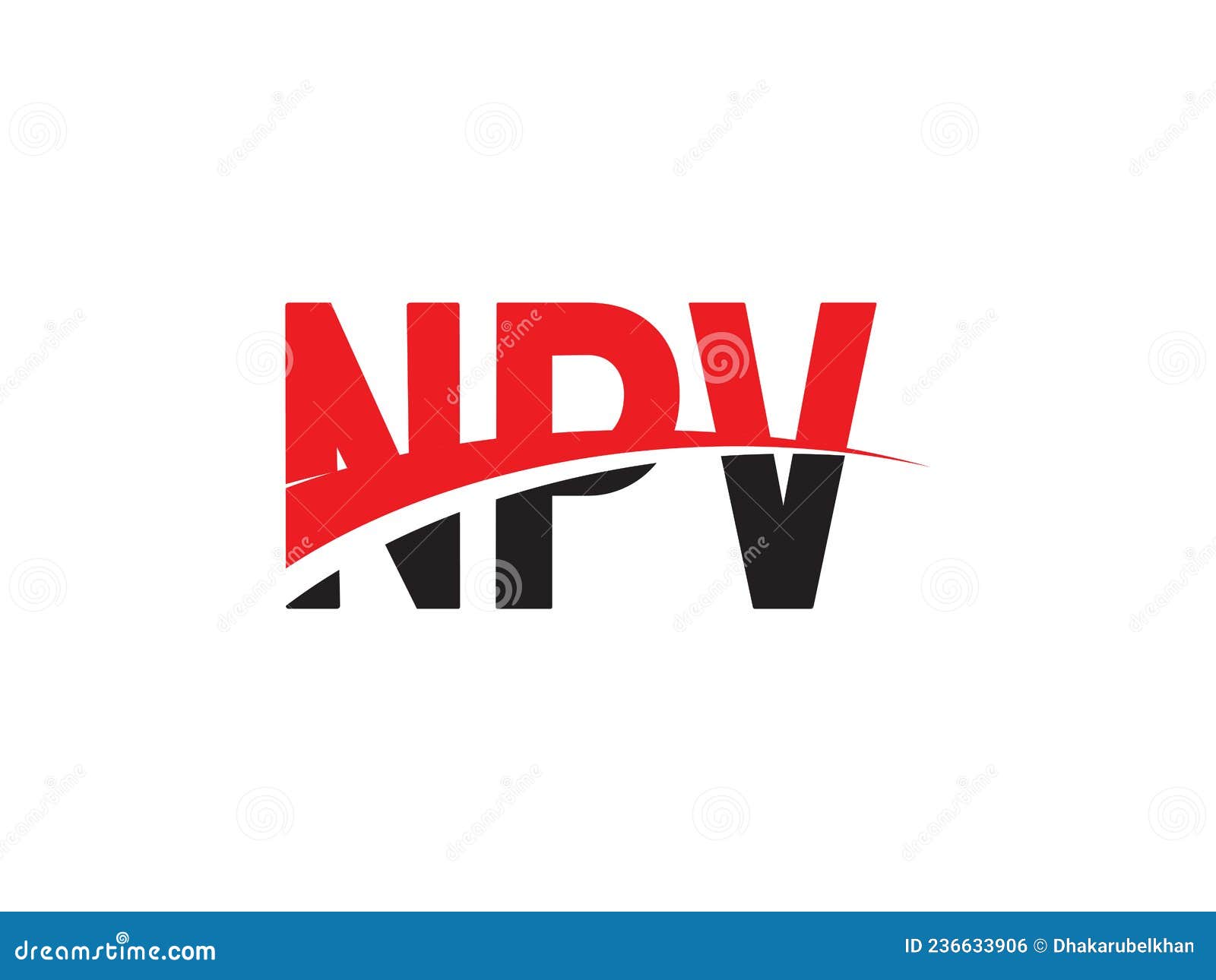 NPV Letter Initial Logo Design Vector Illustration Stock Vector ...