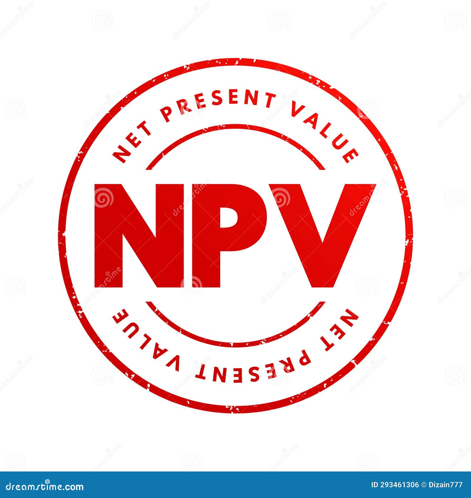 NPV Net Present Value - the Cash Flows at the Required Rate of Return ...
