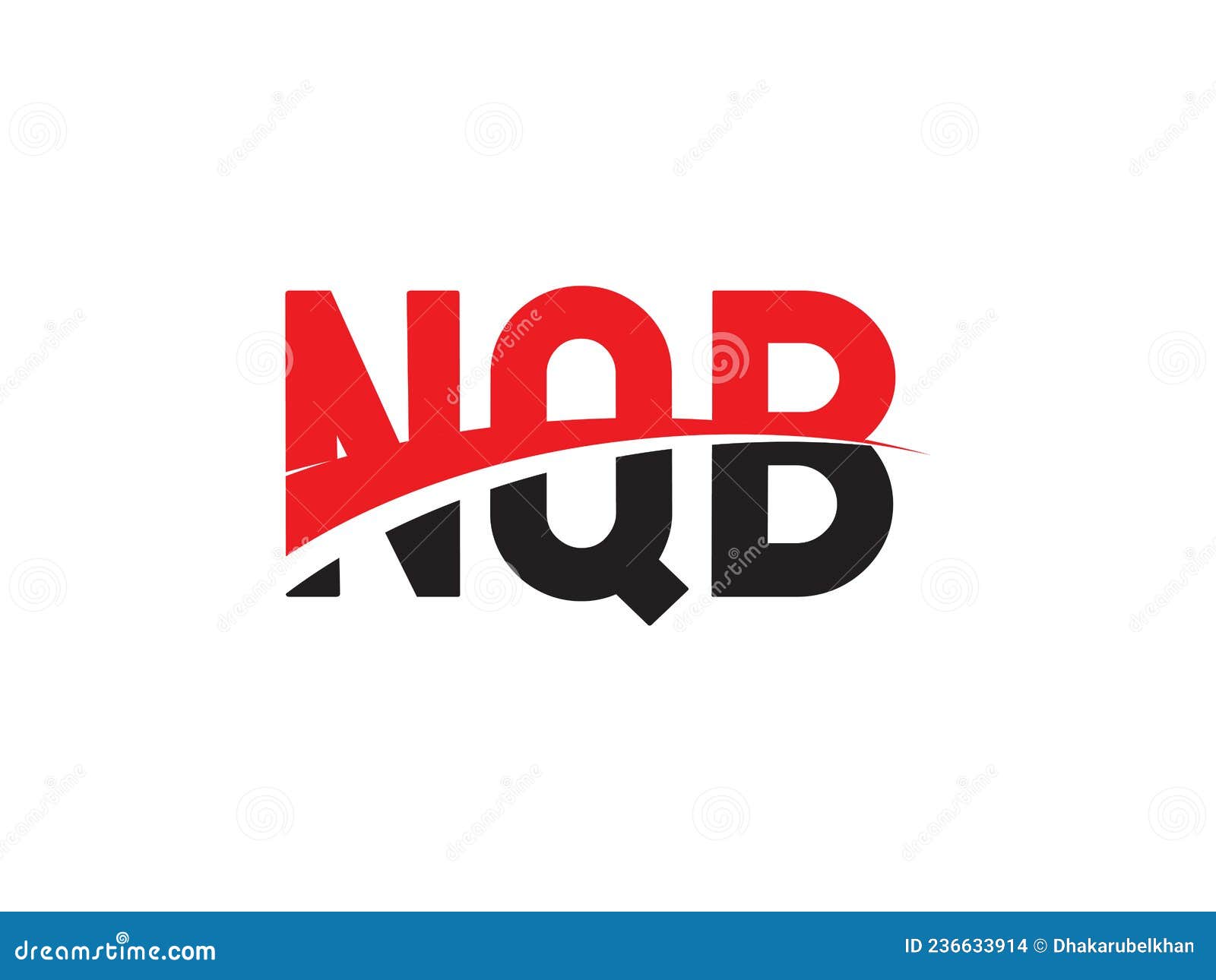 NQB Letter Initial Logo Design Vector Illustration Stock Vector ...
