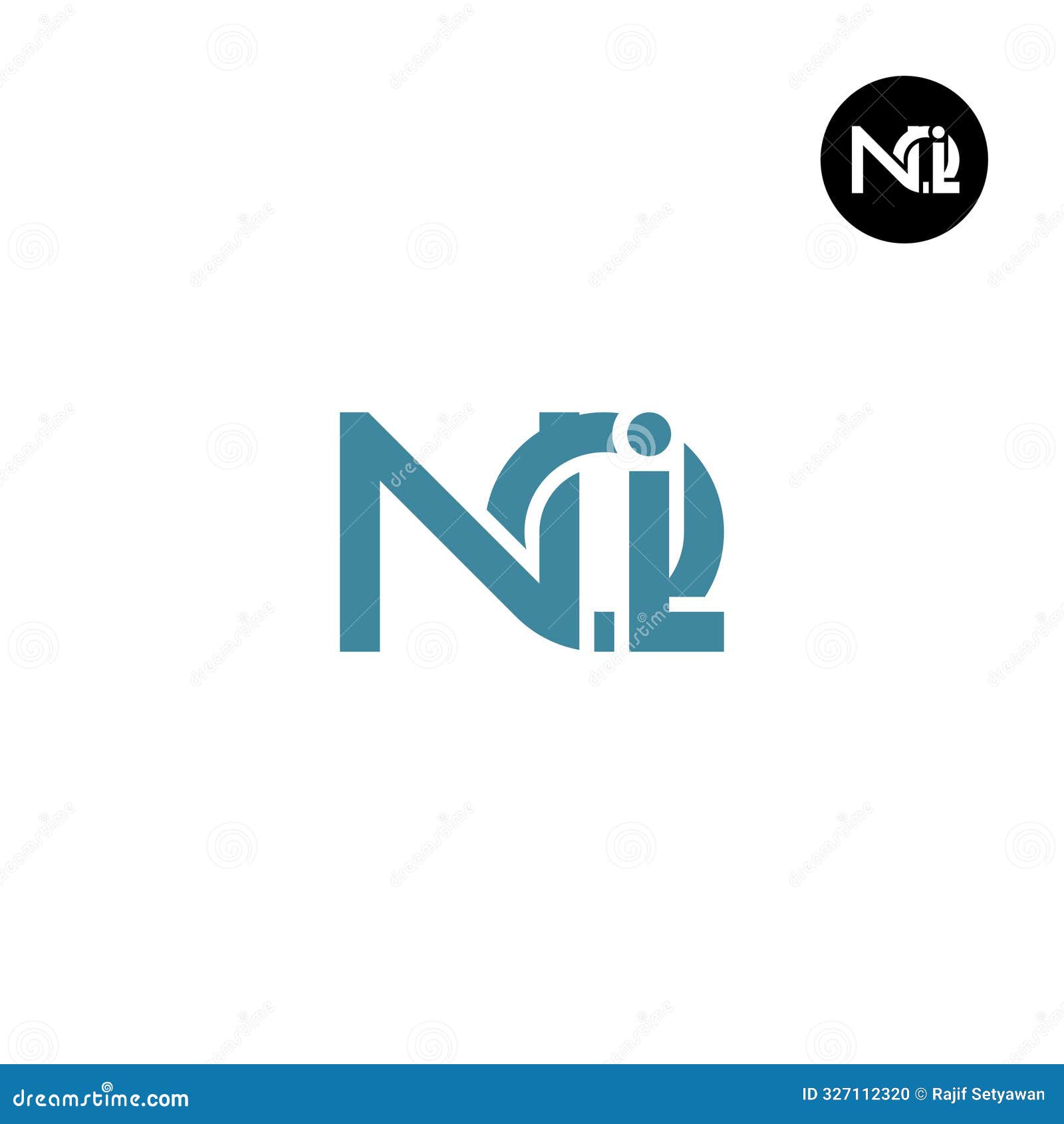 NQI Logo Letter Monogram Design Stock Vector - Illustration of ...