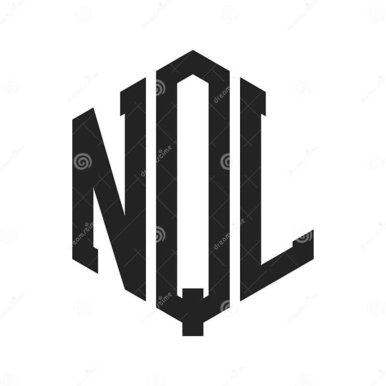 NQL Logo Design. Initial Letter NQL Monogram Logo Using Hexagon Shape ...