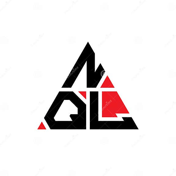 NQL Triangle Letter Logo Design with Triangle Shape. NQL Triangle Logo ...