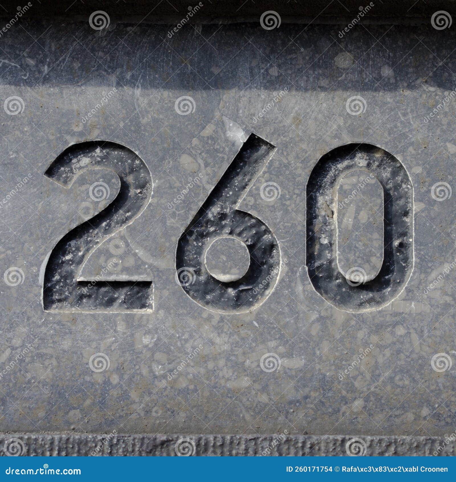 House number 260 stock photo. Image of navigation, number - 260171754