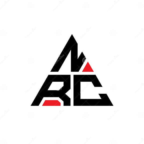 NRC Triangle Letter Logo Design with Triangle Shape. NRC Triangle Logo ...