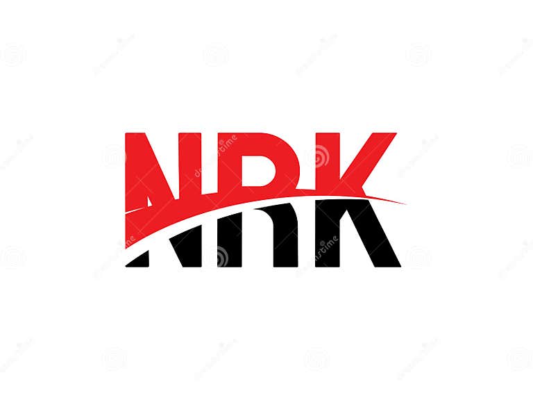 NRK Letter Initial Logo Design Vector Illustration Stock Vector ...