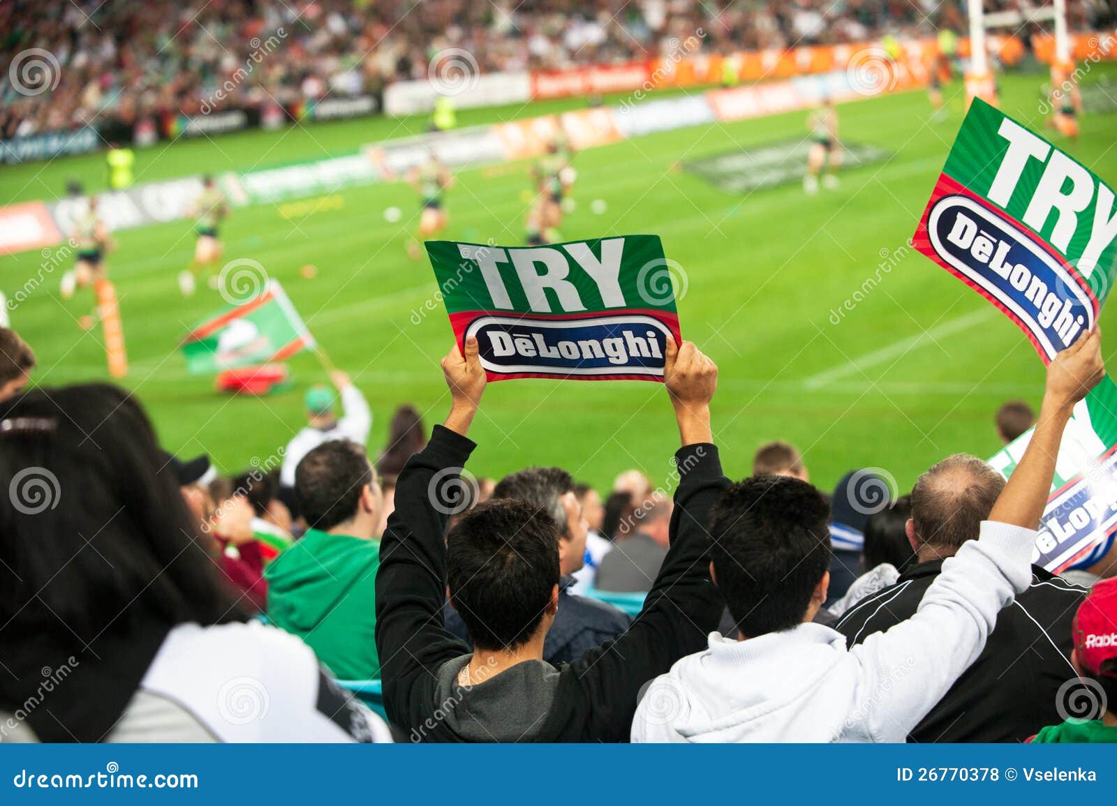 NRL semi-final fans editorial stock photo. Image of competition - 26770378