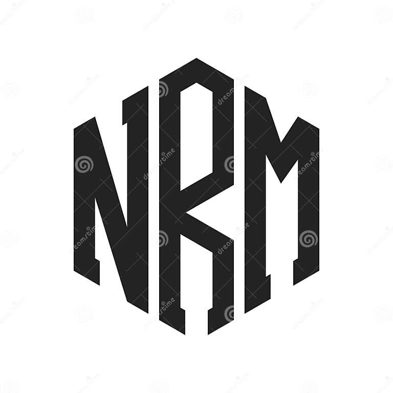 NRM Logo Design. Initial Letter NRM Monogram Logo Using Hexagon Shape ...