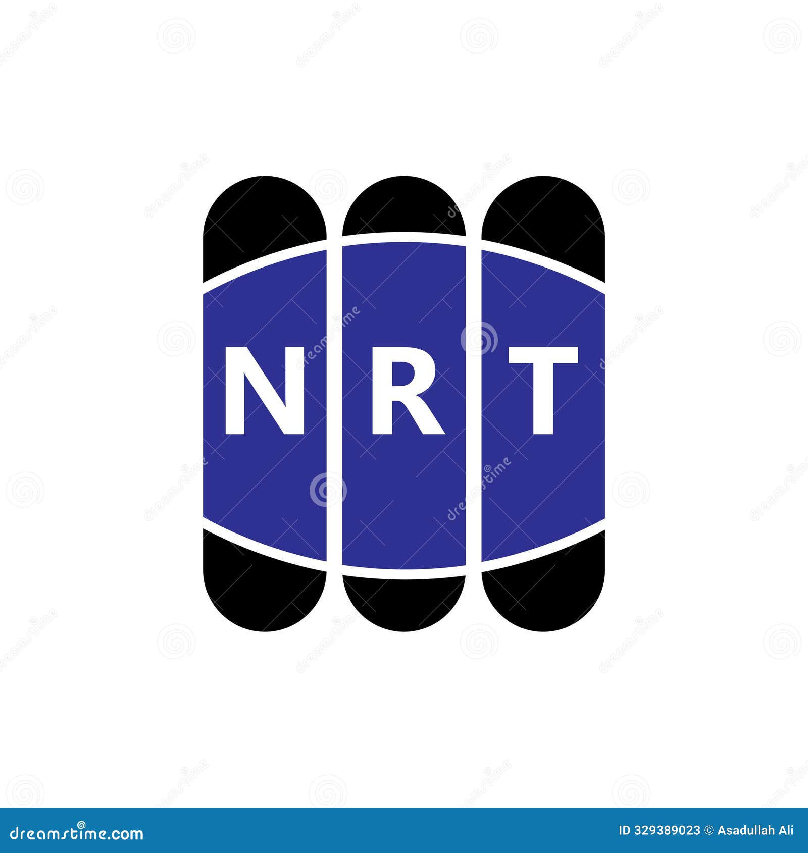 NRT Letter Logo Design On White Background. Creative Modern NRT Letter ...