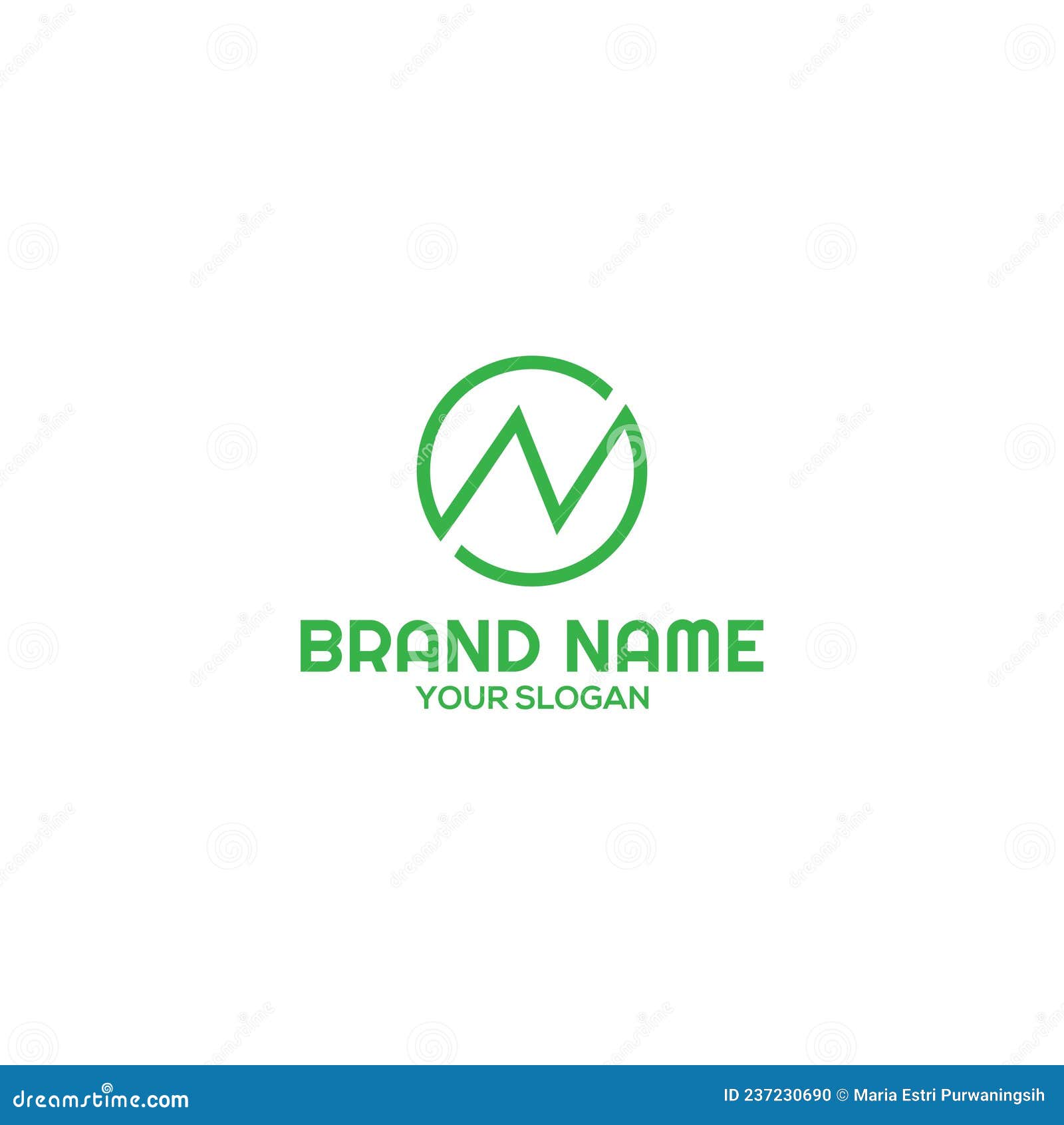 Green Circle Logo With Name