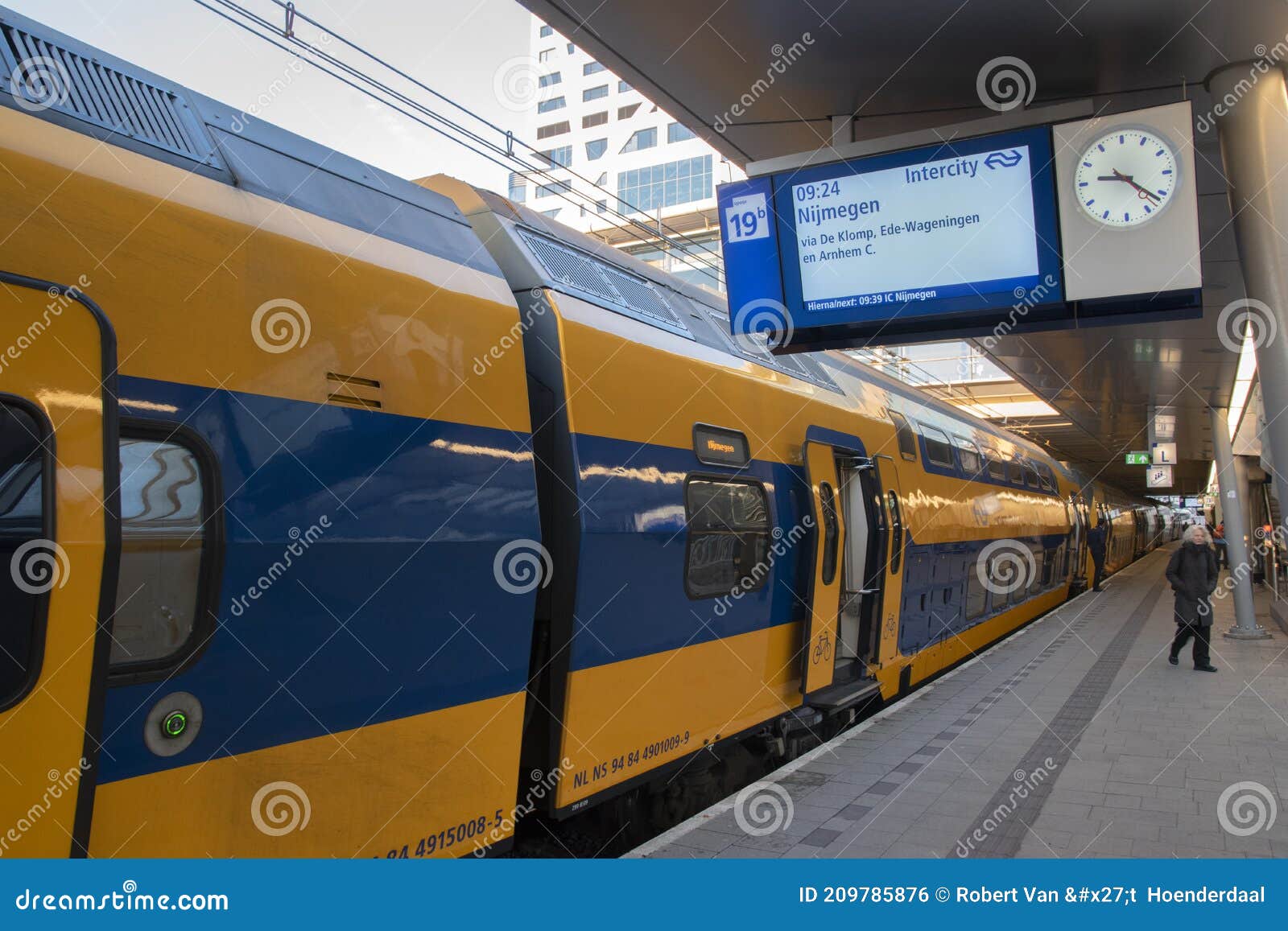 NS Intercity Train at the Central Station at Utrecht the Netherlands 27 ...
