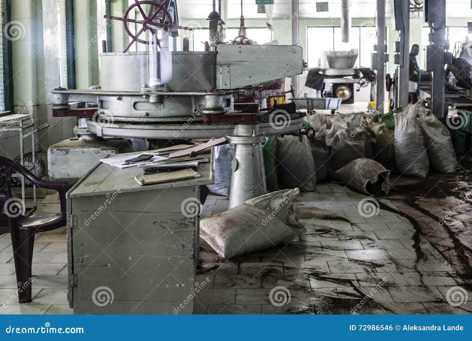 Nside the Tea Plantation. Tea Processing at the Factory Editorial Photo ...