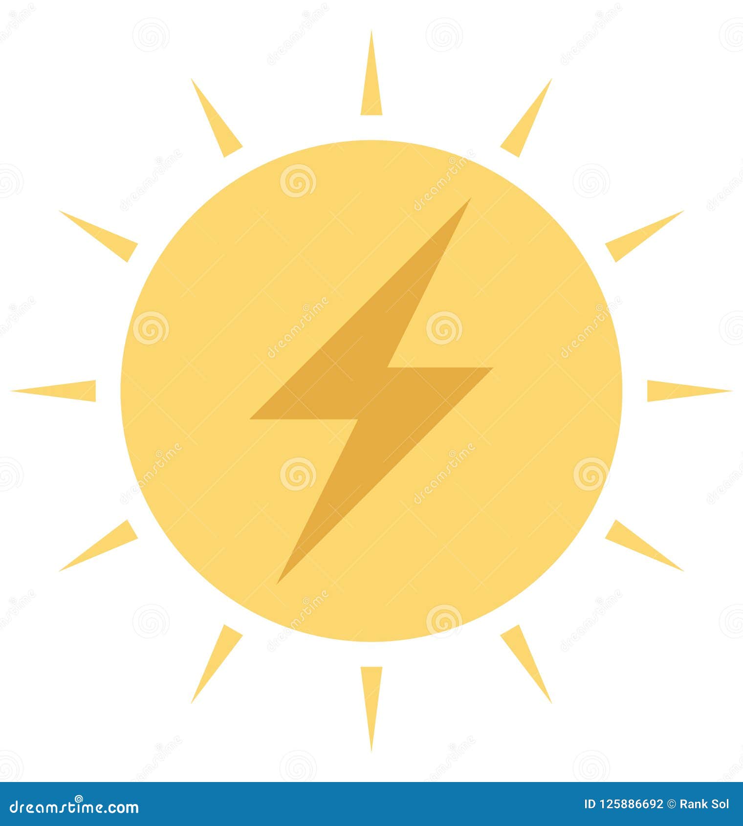 Solar Energy, Solar Power Color Isolated Vector Icon Stock Vector ...