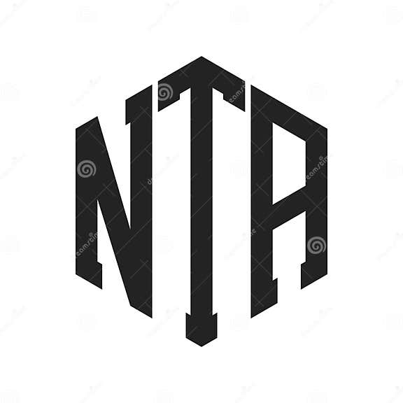 NTA Logo Design. Initial Letter NTA Monogram Logo Using Hexagon Shape ...