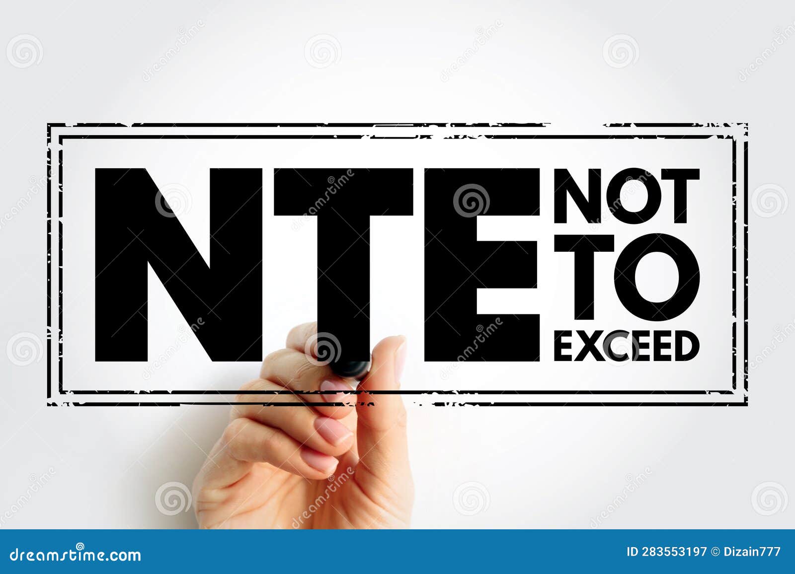 NTE Not To Exceed - Type of Contract that is Allowed a Contractor Issue ...