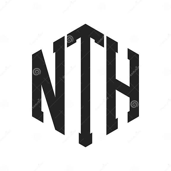 NTH Logo Design. Initial Letter NTH Monogram Logo Using Hexagon Shape ...