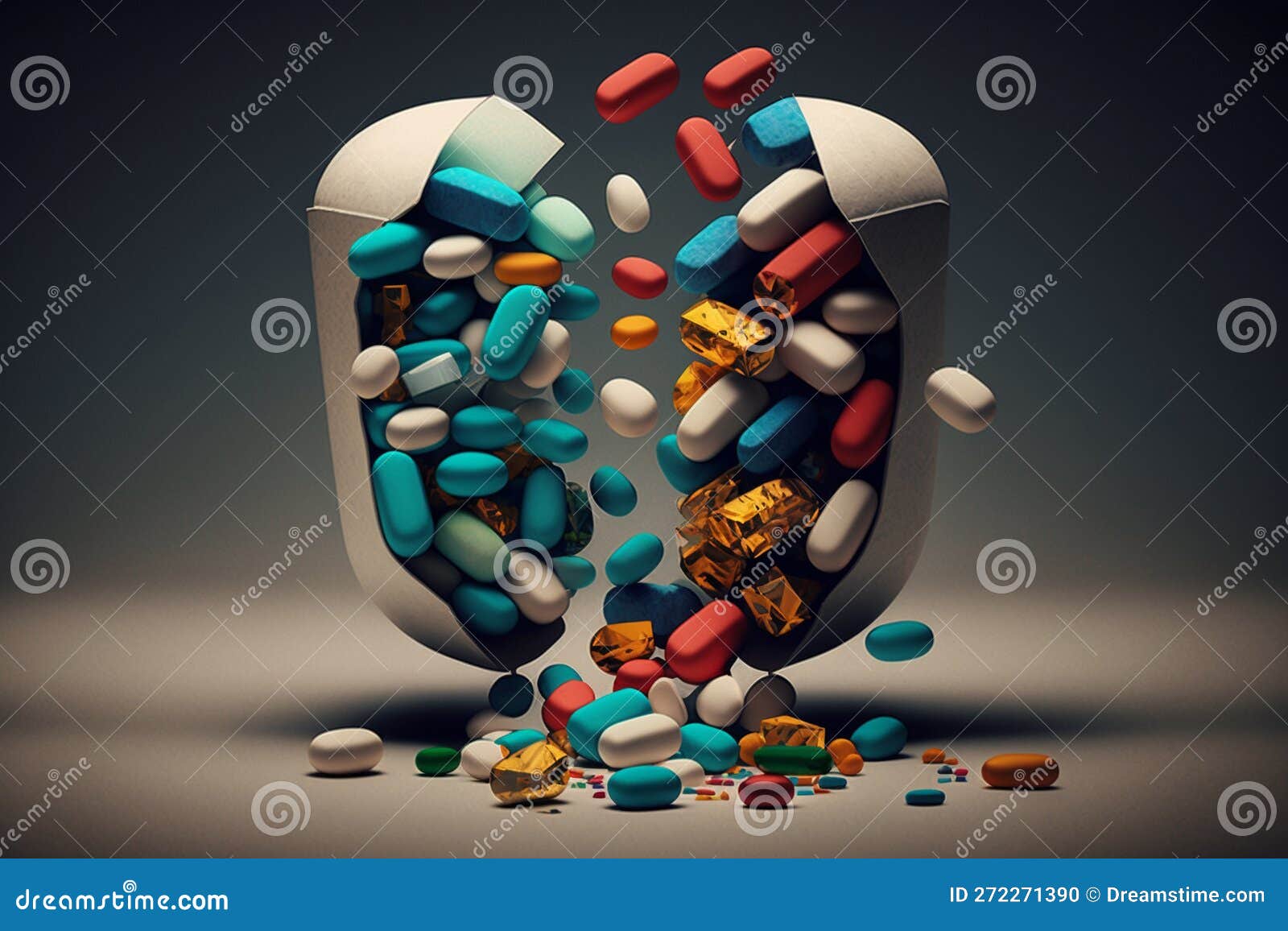 Ntibiotics, Drugs Addiction Concept. Ai Generated Royalty-Free Cartoon ... Ntibiotics, Drugs Addiction Concept. Ai Generated Royalty-Free Cartoon ...