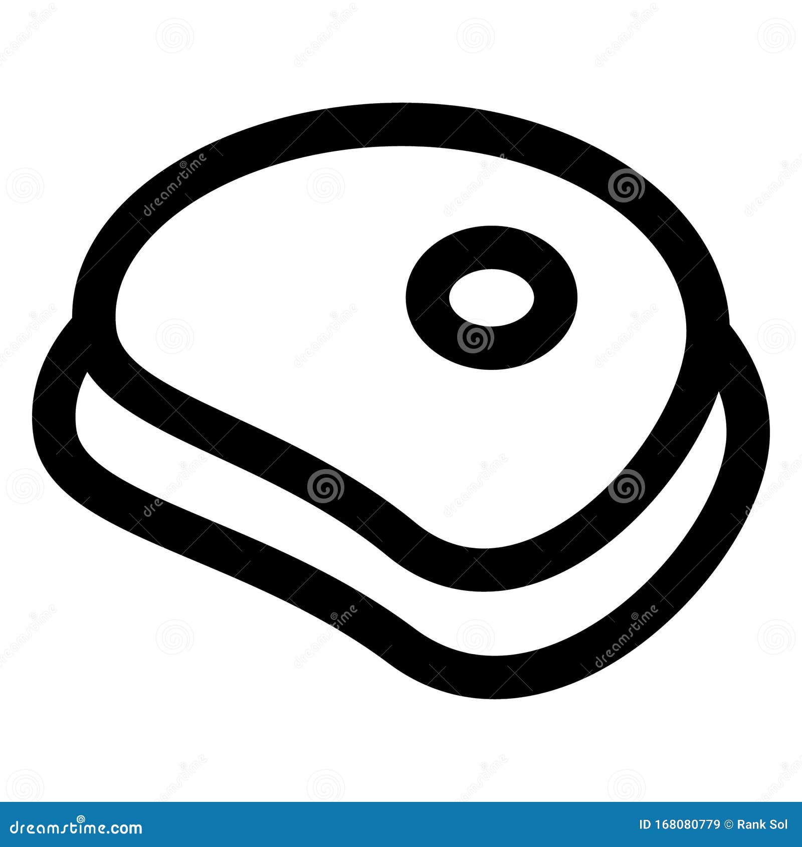 Totopos Outline Bold Vector Icon Which Can Be Easily Modified or Edited ...