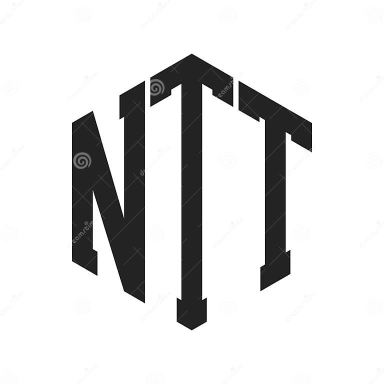 NTT Logo Design. Initial Letter NTT Monogram Logo Using Hexagon Shape ...