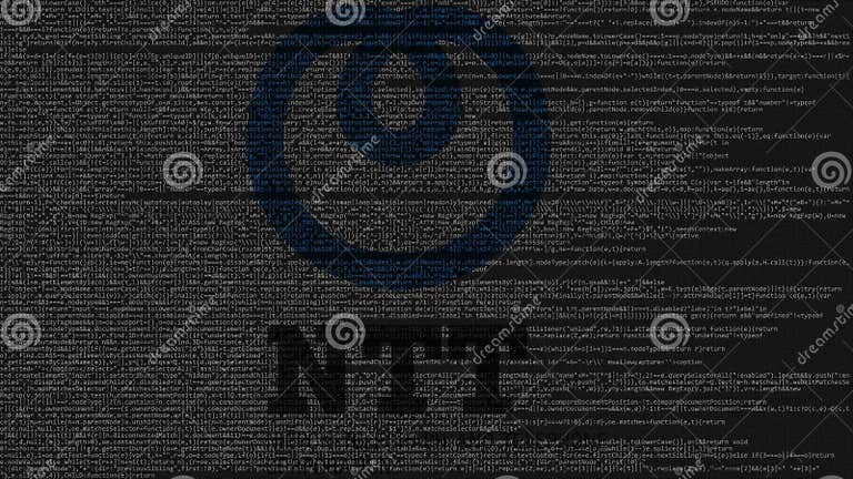 NTT Logo Made of Source Code on Computer Screen. Editorial 3D Rendering Editorial Photography ...